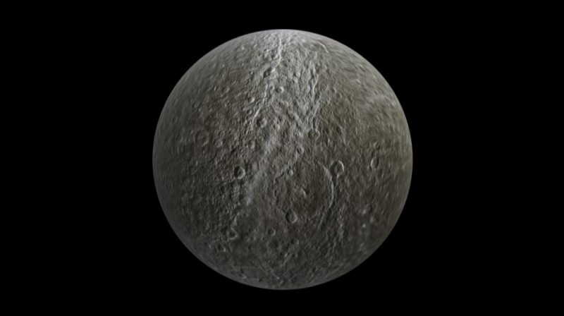 Rea, luna de Saturno, posee un material misterioso en su superficie ...